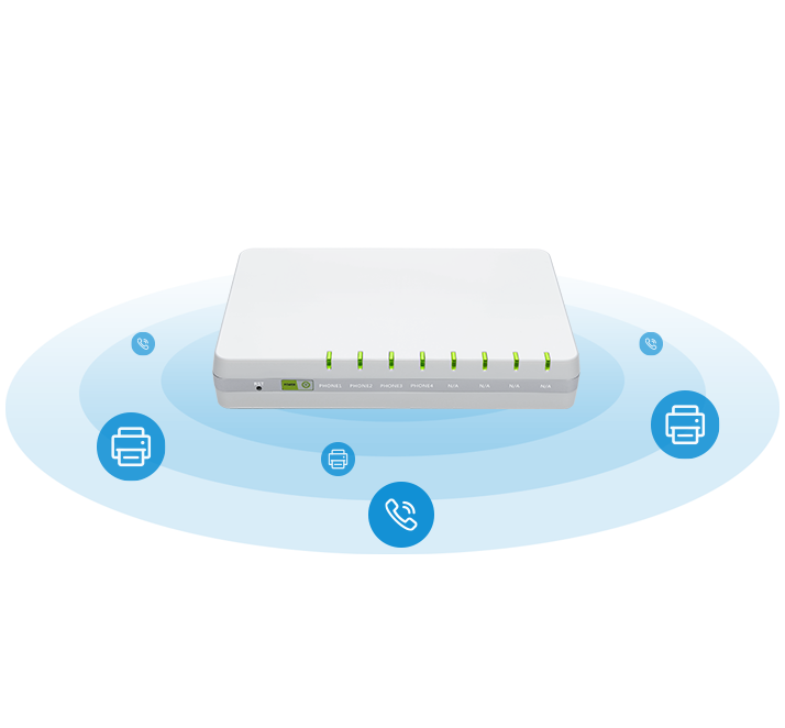 G504 4 FXS Gigabit VoIP Adapter - Flyingvoice